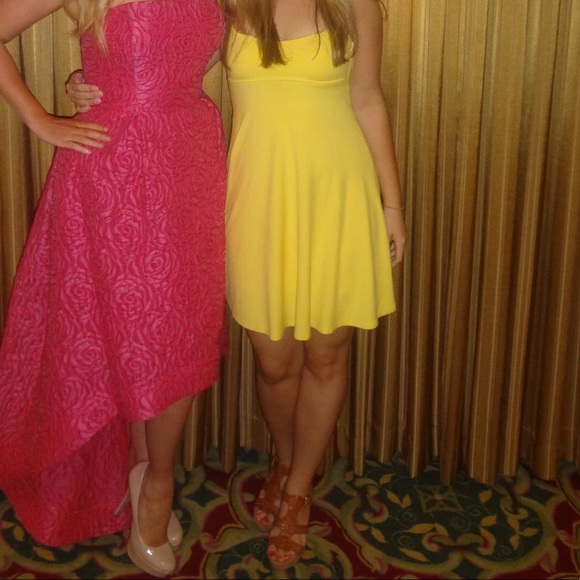 Cache | Dresses | Yellow Cache Dress | Poshmark